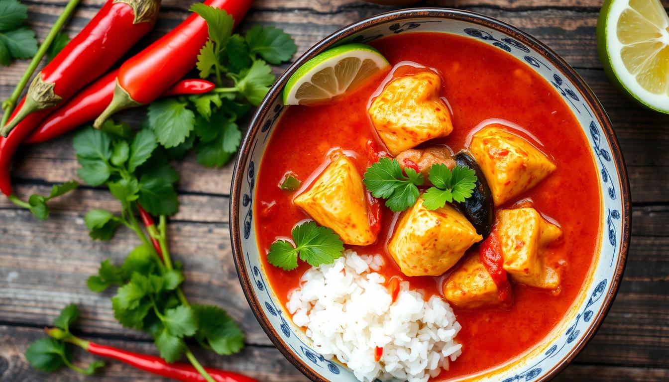 Kaeng Tai Pla (แกงไตปลา): Scharfes Thai-Curry